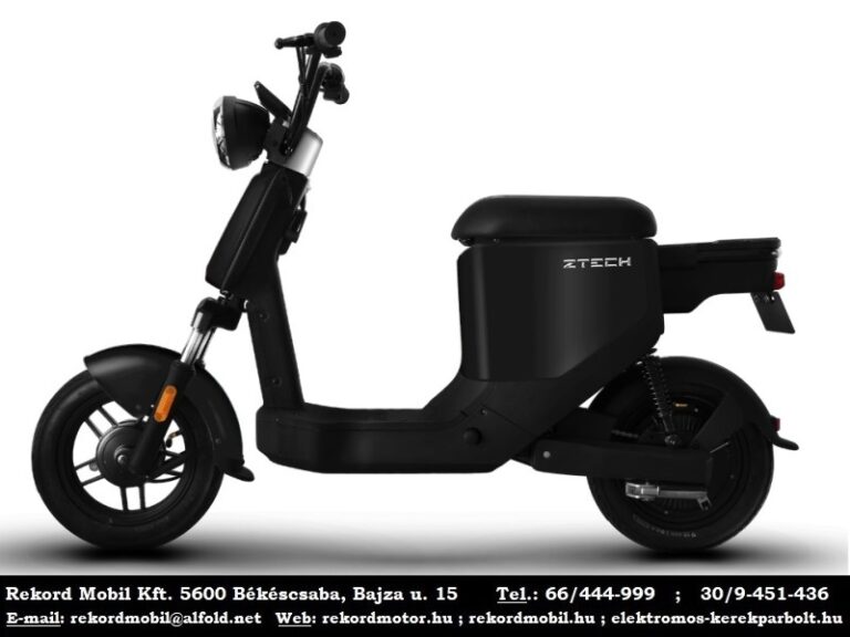 Z-Tech ZT-05A U3 Elektromos Robogó (Fekete Színben) (Kategória: L1e-B ...